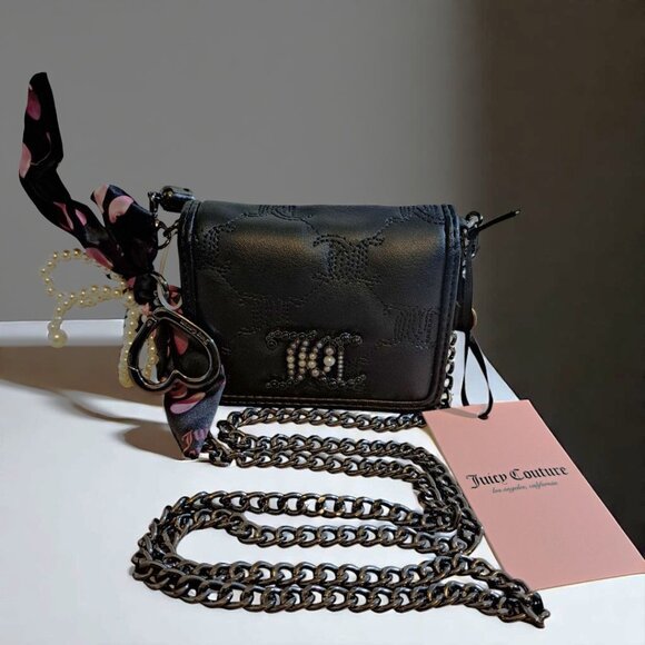 Juicy Couture | Bags | Juicy Couture Tie The Knot Wos Pearl Handle Cc ...
